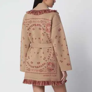 Alanui Bandana Jacquard Cardigan