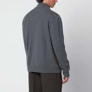 Brunello Cucinelli Steel Padded Leather And Cashmere Jacket