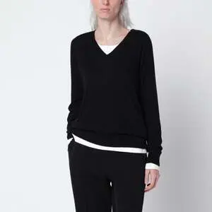 THE ROW Phora Cashmere V-neck Sweater