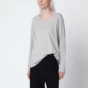 THE ROW Fraya Light Mélange Cotton Jersey T-shirt