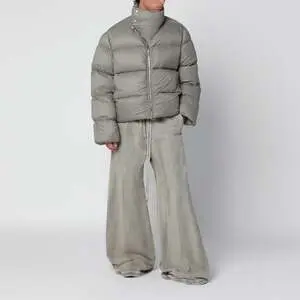 Rick Owens Turtle Jacket In Dark Pearl Nylon