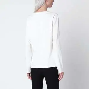 THE ROW Kalto Long-sleeved T-shirt In Cotton Jersey - White