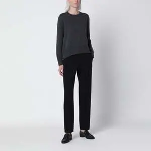 THE ROW Pato Charcoal Melange Cashmere Sweater