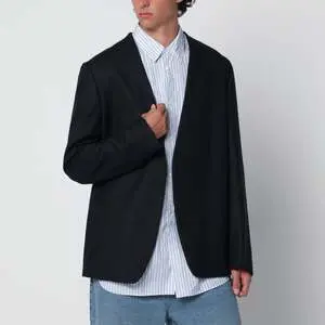MAISON MARGIELA Minimal Navy Virgin Wool Jacket