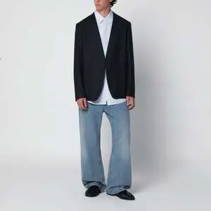 MAISON MARGIELA Minimal Navy Virgin Wool Jacket