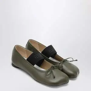 MAISON MARGIELA Anatomic Numeric Ballerinas In Beech