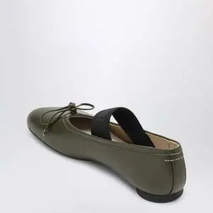 MAISON MARGIELA Anatomic Numeric Ballerinas In Beech