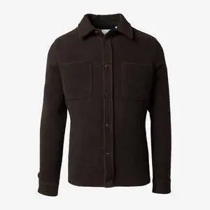 Allen Edmonds Les Deux Boucle Overshirt - Chocolate
