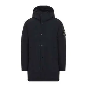 Stone Island Padded Long Parka - Black