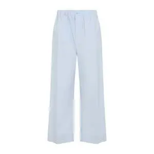 Carven Cotton Trousers - Blue