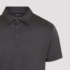 Giorgio Armani Silk And Cotton Polo
