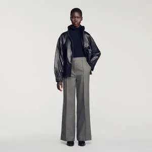 Sandro Wool Suit Trousers