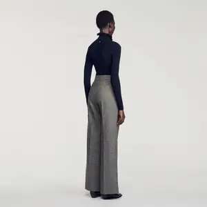 Sandro Wool Suit Trousers