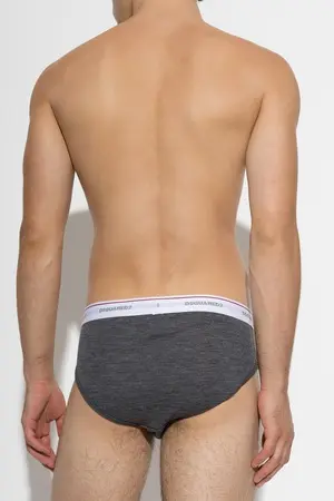 Dsquared2 Wool Briefs With Logo