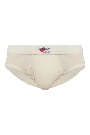 Dsquared2 Wool Briefs - Cream