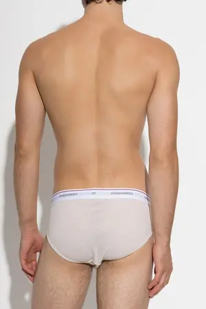 Dsquared2 Wool Briefs With Logo