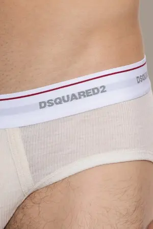 Dsquared2 Wool Briefs With Logo