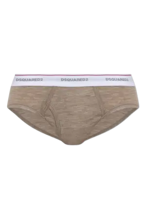 Dsquared2 Wool Briefs With Logo