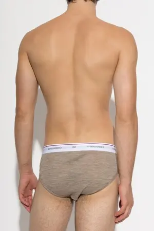 Dsquared2 Wool Briefs With Logo