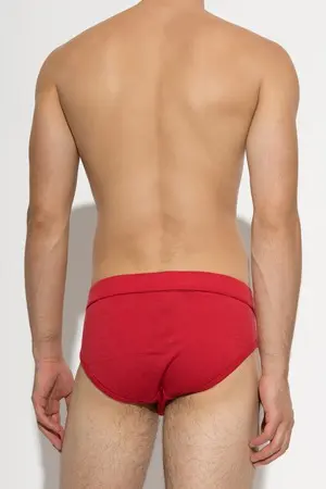 Dsquared2 Wool Briefs With Logo