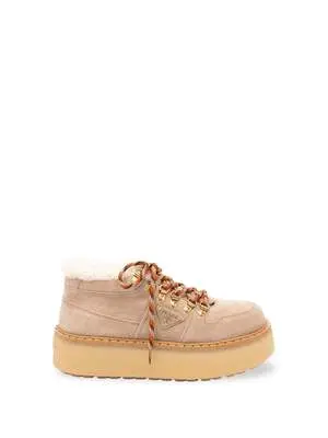 Prada Suede Lace-up Shoes - Multicolor