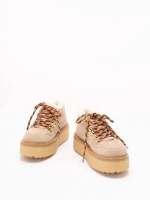 Prada Suede Lace-up Shoes - Multicolor