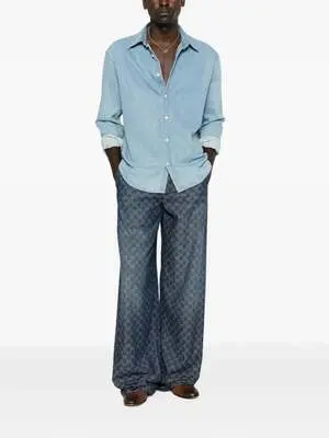 Gucci Monogram Print Jeans