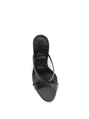 CHRISTIAN LOUBOUTIN Mulazee Cross Sandals - Black