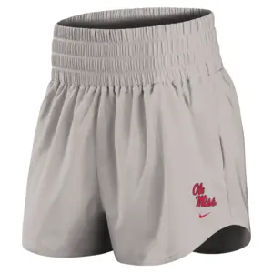 Nike Ole Miss Primary Logo One Dri-fit College Shorts - Grey
