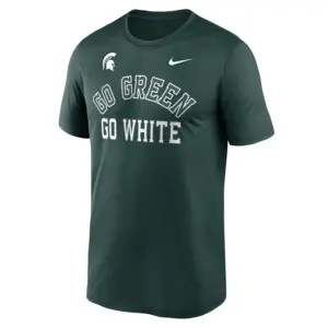 Nike Michigan State Primetime Arch Mantra Legend Dri-fit College T-shirt - Green