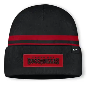 Nike Tampa Bay Buccaneers Primetime Utility Nfl Cuffed Beanie - Black