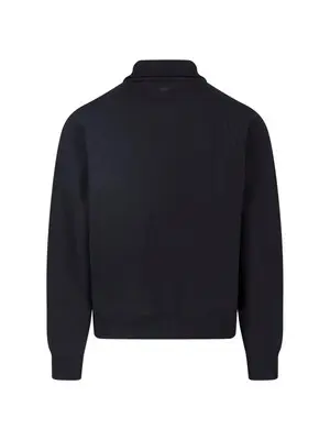 AMI Paris Cotton Zip Hoodie