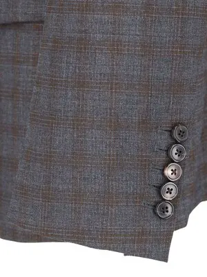 Dries Van Noten Double-breasted Checkered Blazer