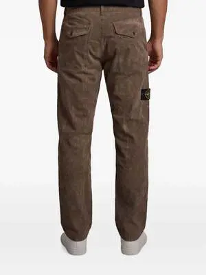 Stone Island Corduroy Garment Dyed `terra` Pants