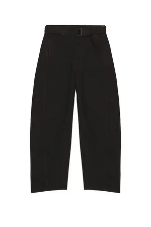 LEMAIRE Twisted Belted Pants - Black