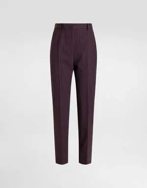Dolce & Gabbana Pinstripe Wool Trousers
