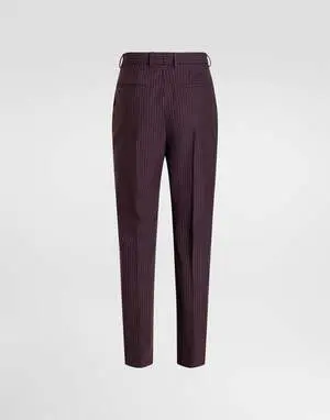 Dolce & Gabbana Pinstripe Wool Trousers