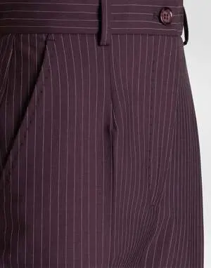 Dolce & Gabbana Pinstripe Wool Trousers