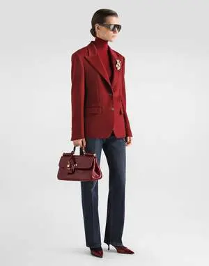 Dolce & Gabbana Ribbed Cashmere Turtleneck Pullover