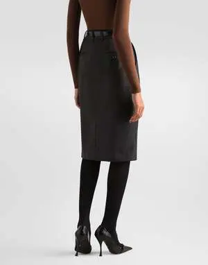 Dolce & Gabbana Wool Flannel Skirt
