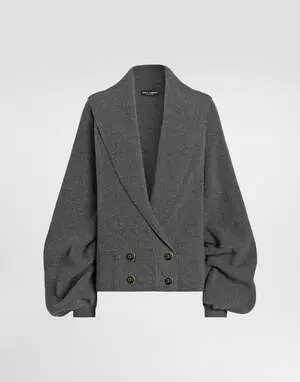 Dolce & Gabbana Half English Rib Knit Cardigan