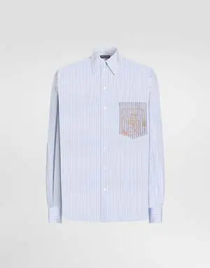 Dolce & Gabbana Striped Poplin Shirt