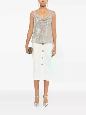 Naeem Khan Sequin-embellished Top