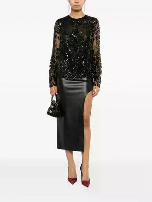 Naeem Khan Sequin-embellished Top
