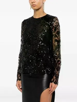 Naeem Khan Sequin-embellished Top