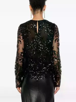 Naeem Khan Sequin-embellished Top