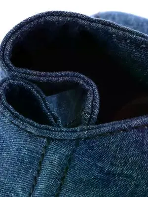 Prada Canapa Convertible Denim Medium Tote Bag