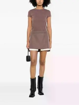 Rick Owens Cropped Level T-shirt - Purple