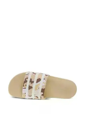 Adidas Adilette Og Cf Camouflage-print Slides