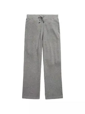 Polo Ralph Lauren Drawstring Pants In Cotton And Waffle-knit - Grey